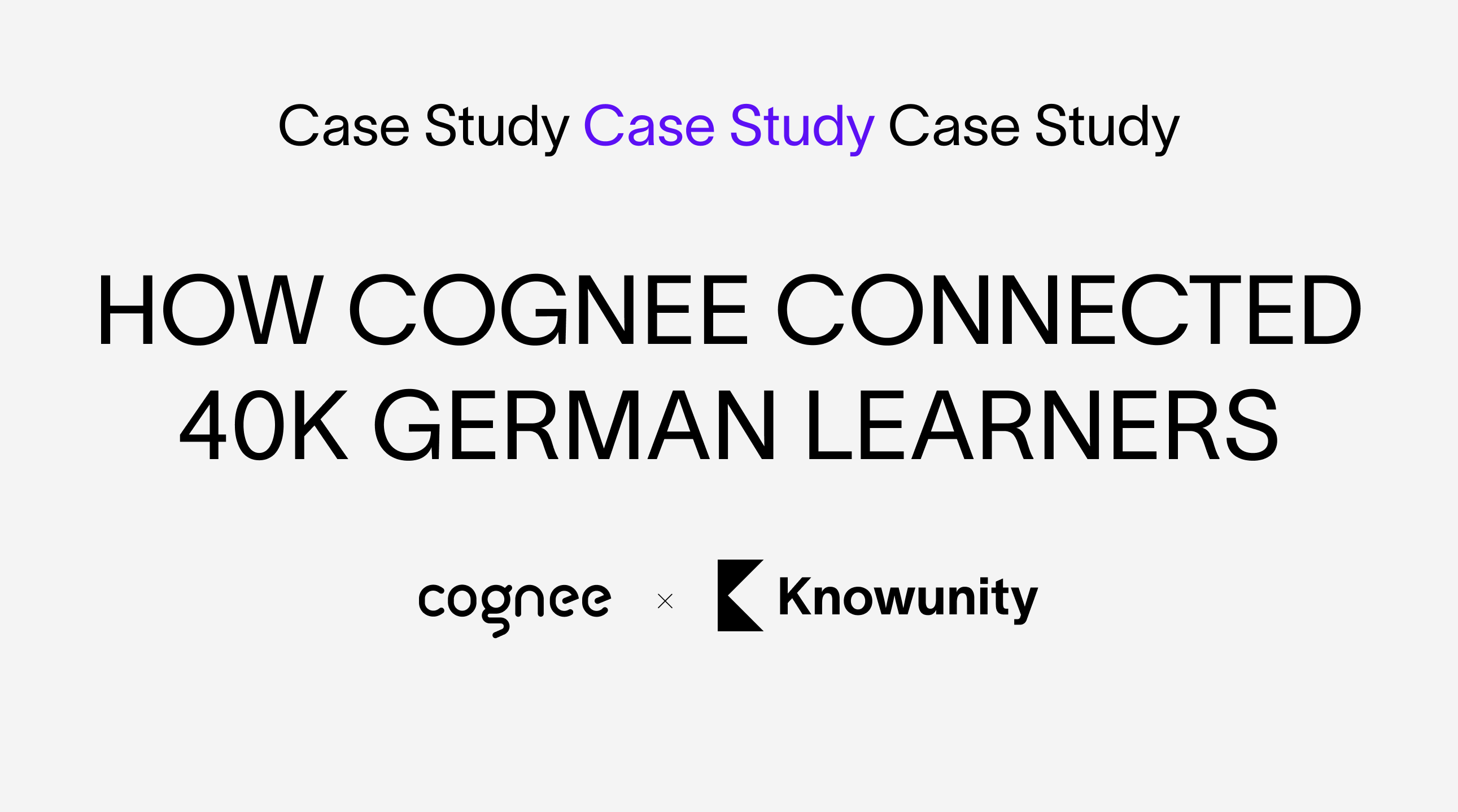 Cognee - Knowunity Connects 40k German Learners With Cognee: Case Study